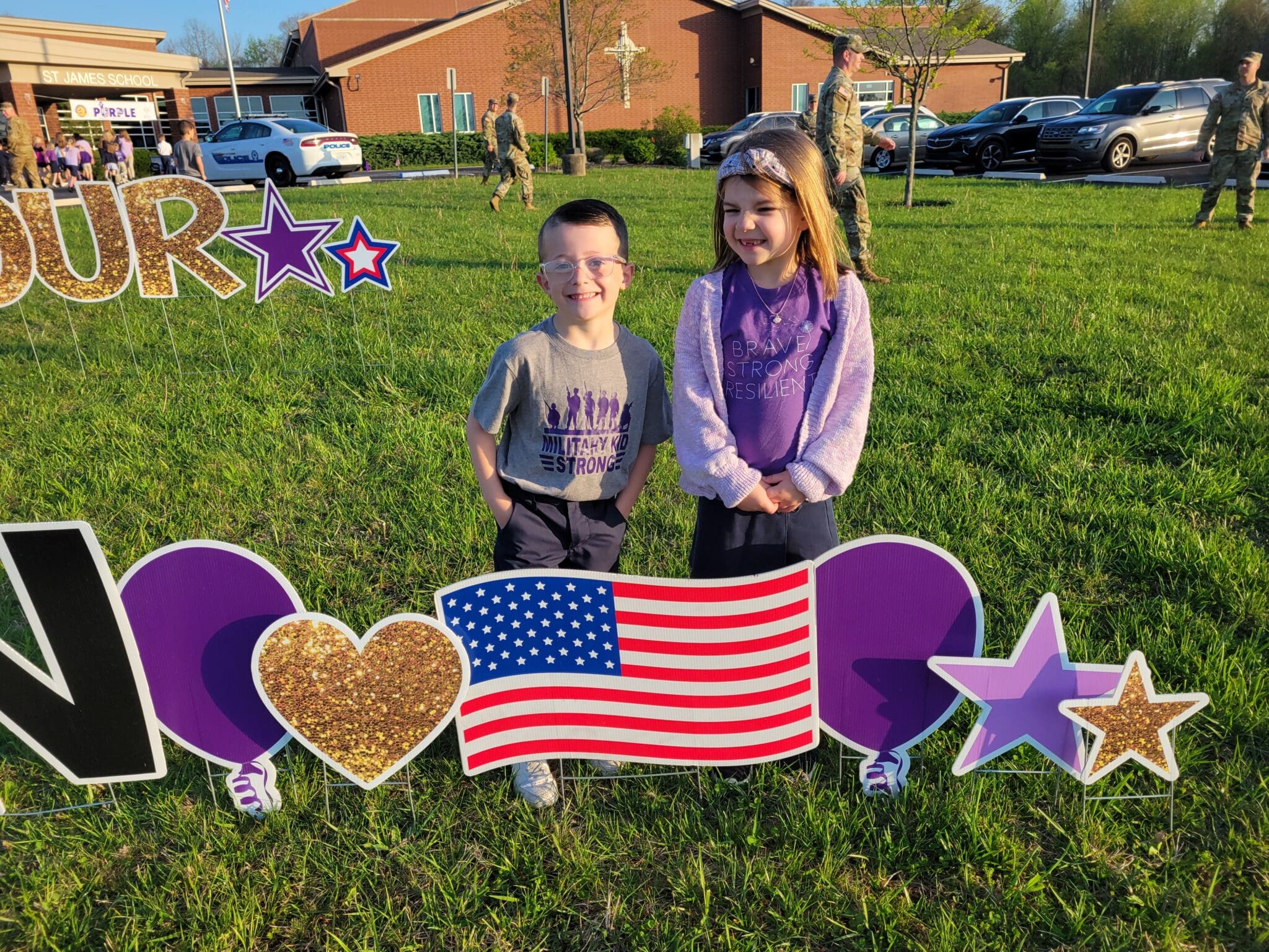 Purple Up Day Celebrates Military Connected Students - St. James ...