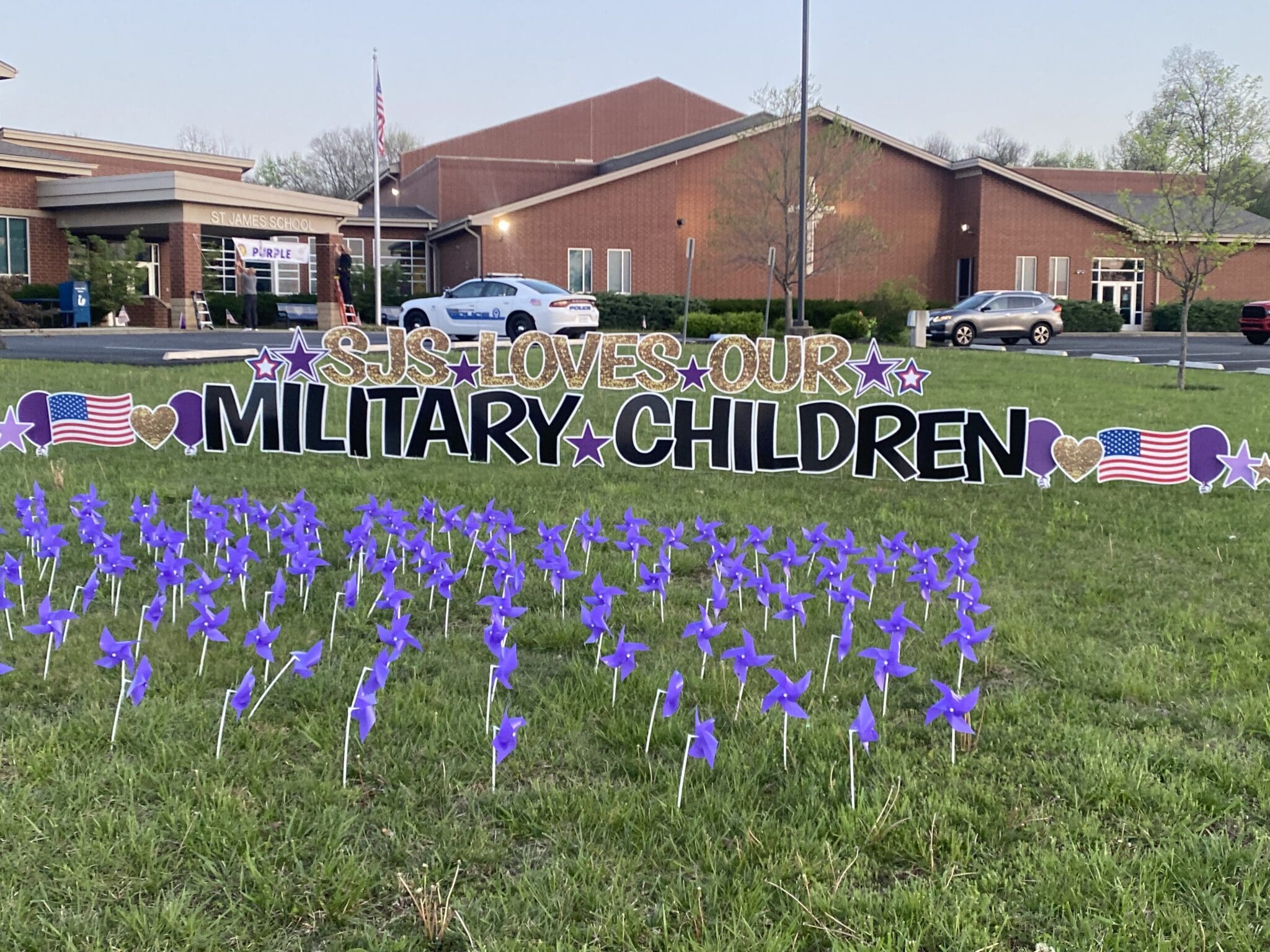 Purple Up Day Celebrates Military Connected Students - St. James ...